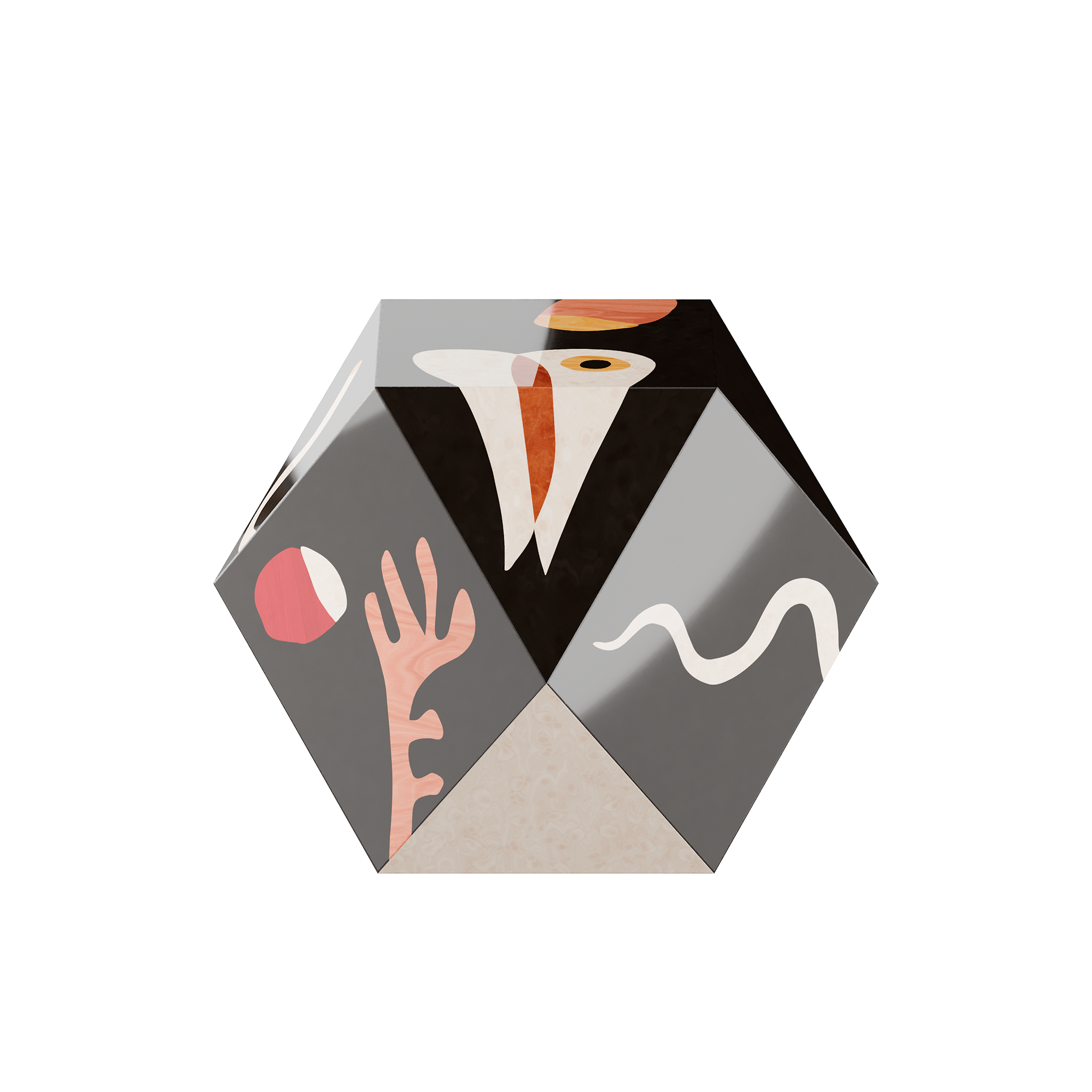 Miró Prisma Side Table - House of Hommés